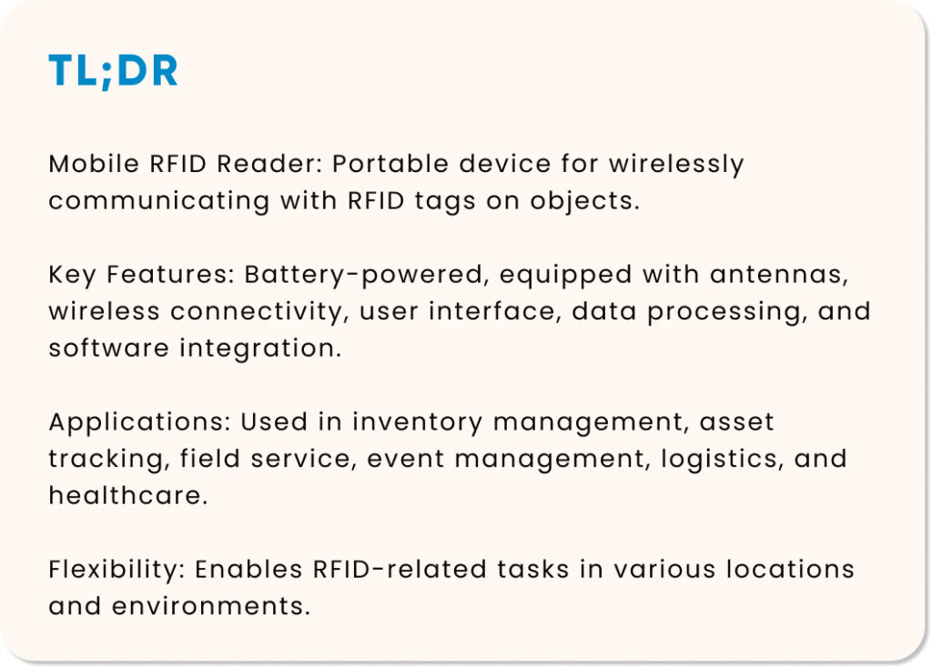 Mobile RFID Reader: Scan Assets Anywhere, Anytime | AssetCues Glossary